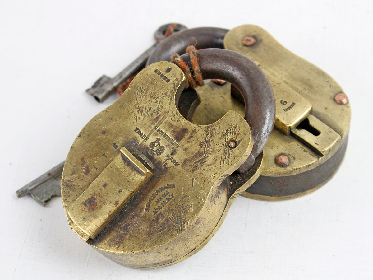 Extra Extra Large Old Brass Padlock