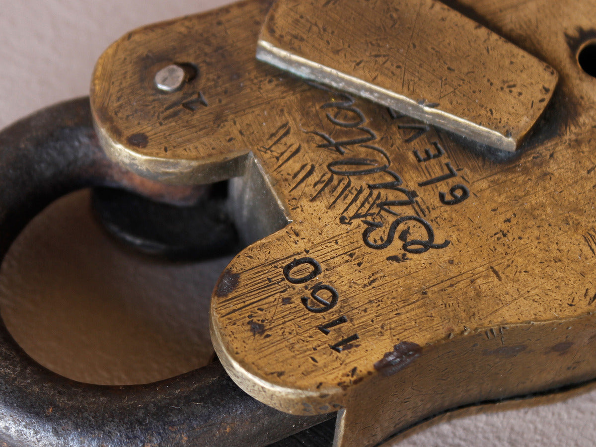Extra Large Old Brass Padlock With Key | Scaramanga