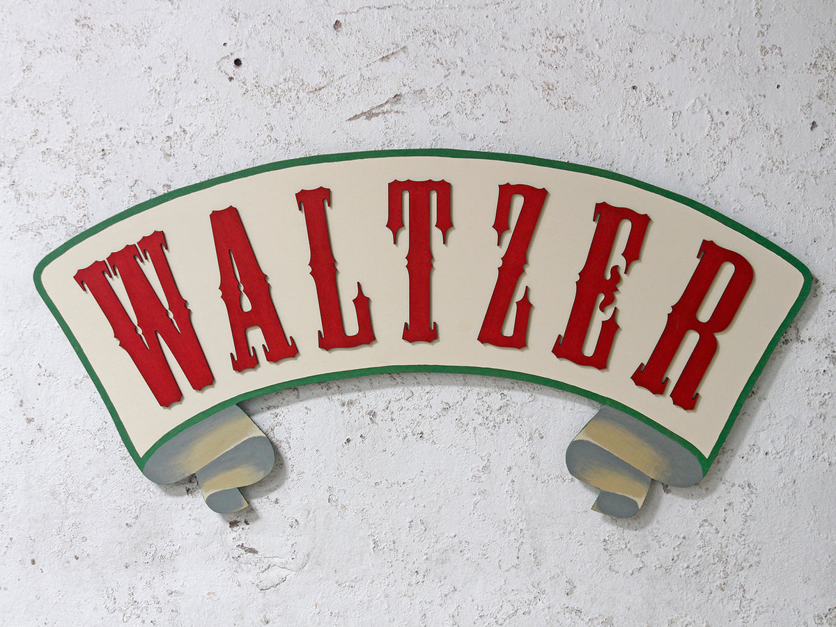 Fairground Waltzer Sign