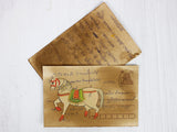 Hand Painted Vintage Indian Postcard - Mix Set of 5
