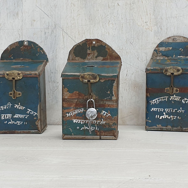 Yellow Money Box| Vintage Container | Scaramanga