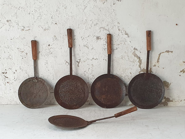 Extra Large Old Skimming Spoon