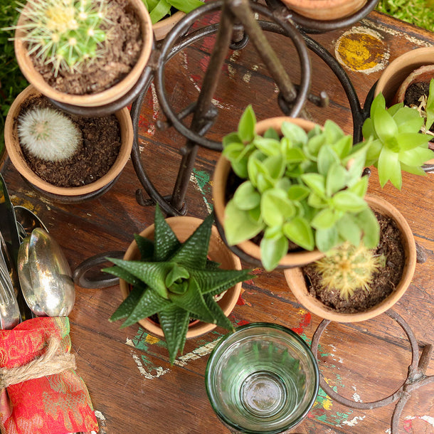 Iron Pot Display Stand - Small - Pot Display