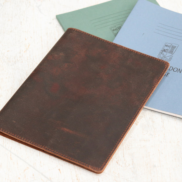 Leather Notebook Cover and Notebooks By Scaramanga