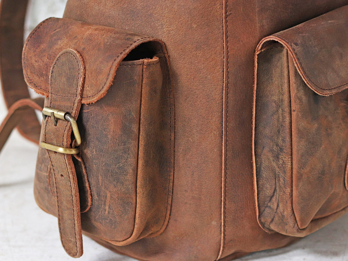 Leather Rucksack | Handmade By Experts | Scaramanga