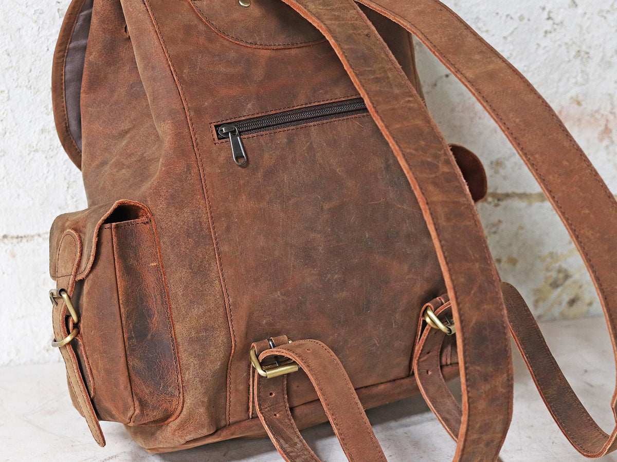 Leather Rucksack | Handmade By Experts | Scaramanga