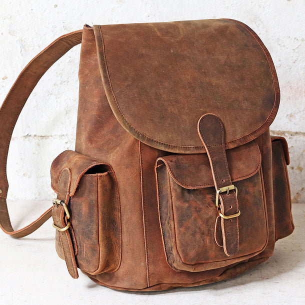 Leather Rucksack | Handmade By Experts | Scaramanga