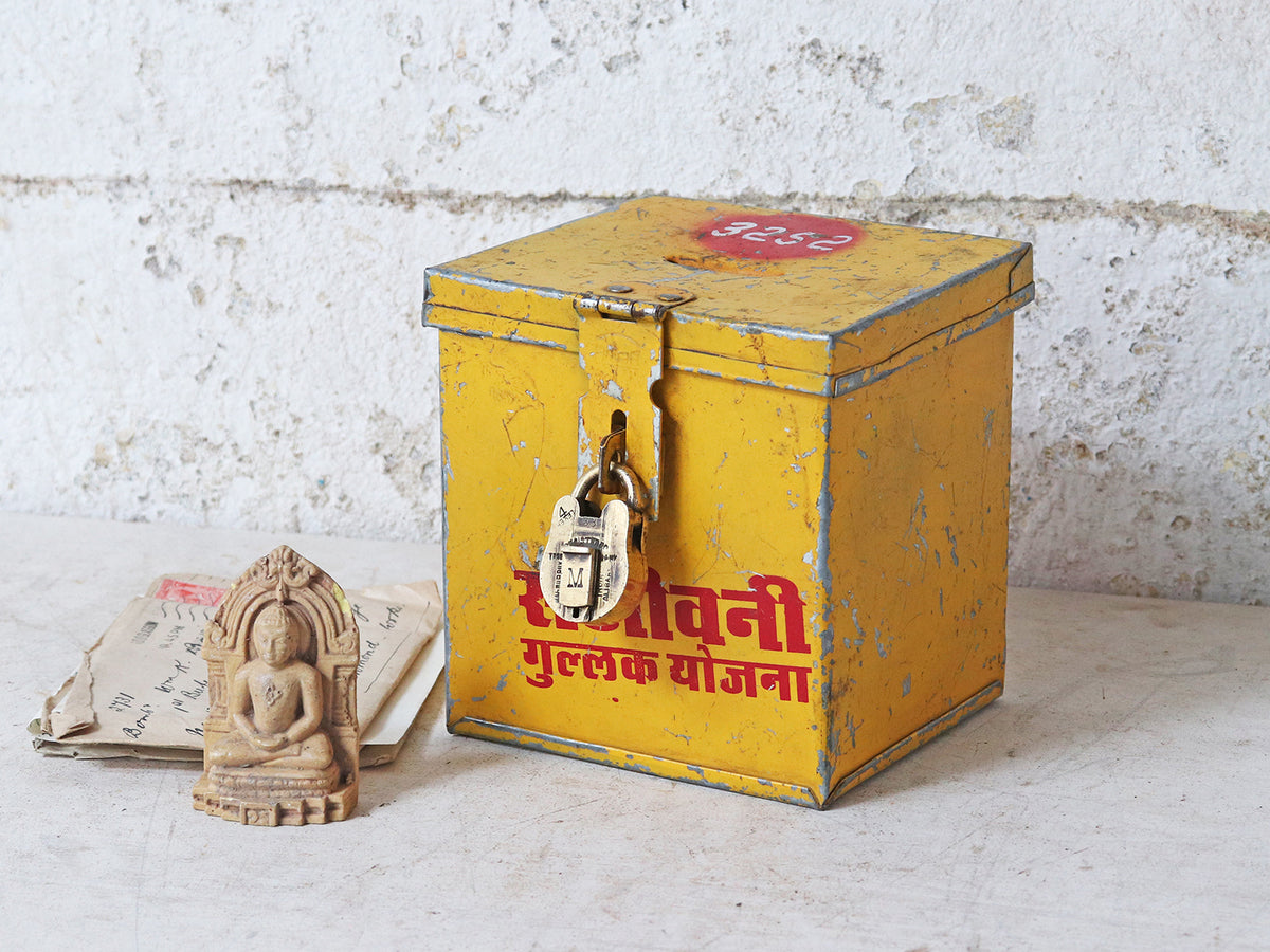 Old Yellow Money Box