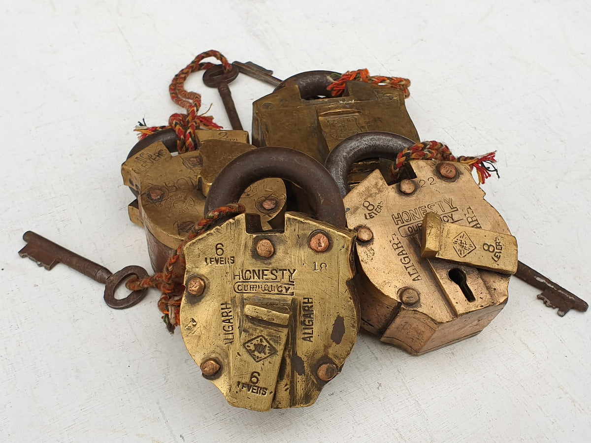 Vintage Bank Padlocks - Antique Bank Locks - Scaramanga