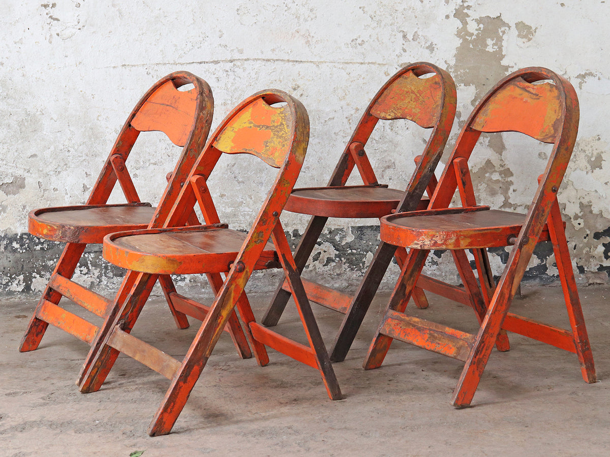 Vintage Red Chair | Wooden Chairs | Scaramanga
