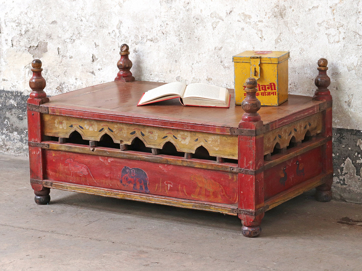 Vintage Jhula Coffee Table | Home storage | Scaramanga