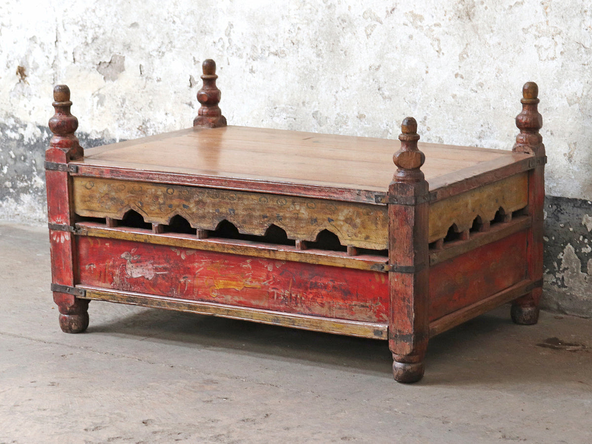 Vintage Jhula Coffee Table | Home storage | Scaramanga
